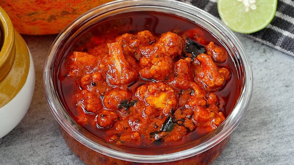 Cauliflower Pickle - Tasty South Indian foods