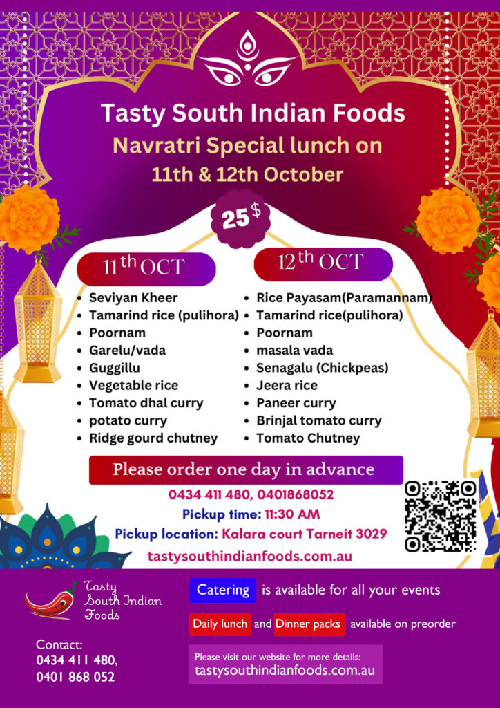 Celebrating the Spirit of Dasara: A Taste of Tradition with Tasty South ...